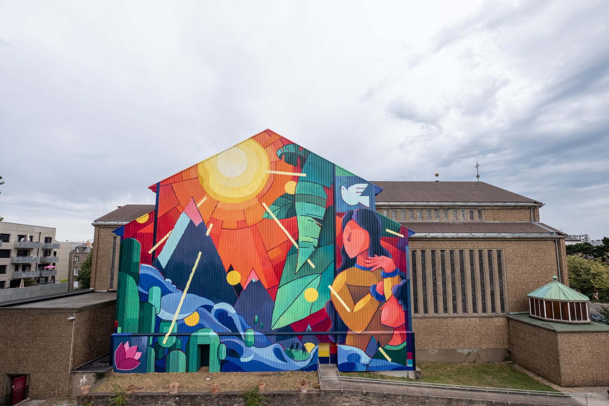 Une fresque monumentale au service du patrimoine - Île de Nantes ...